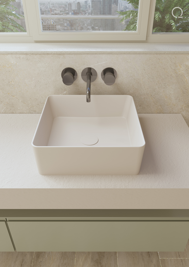 Trace | Vessel sink - Standard Colors - Quare | Bathroom Design & Solutions